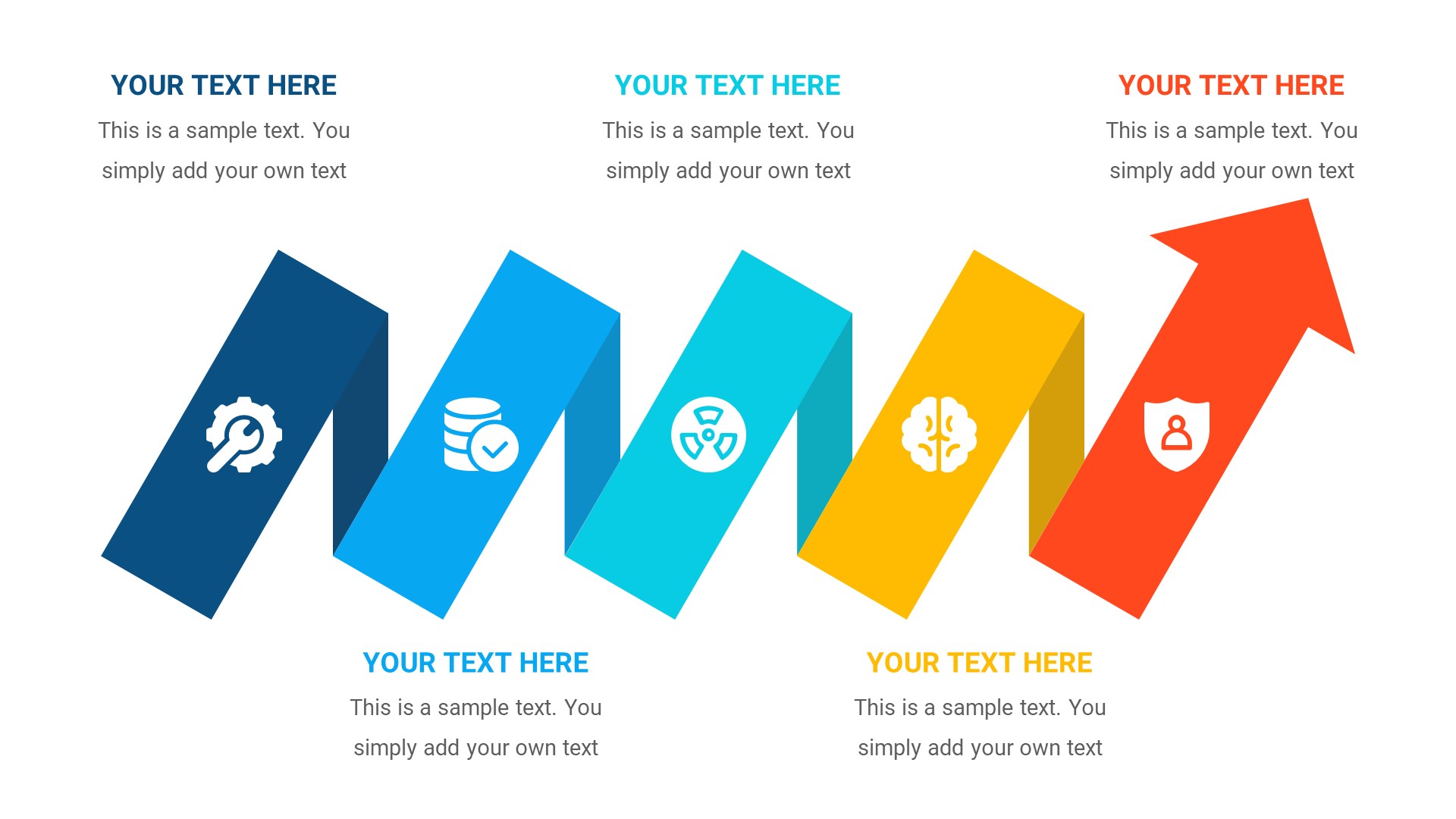 Arrow Infographics PowerPoint Template Diagrams, Presentation Templates