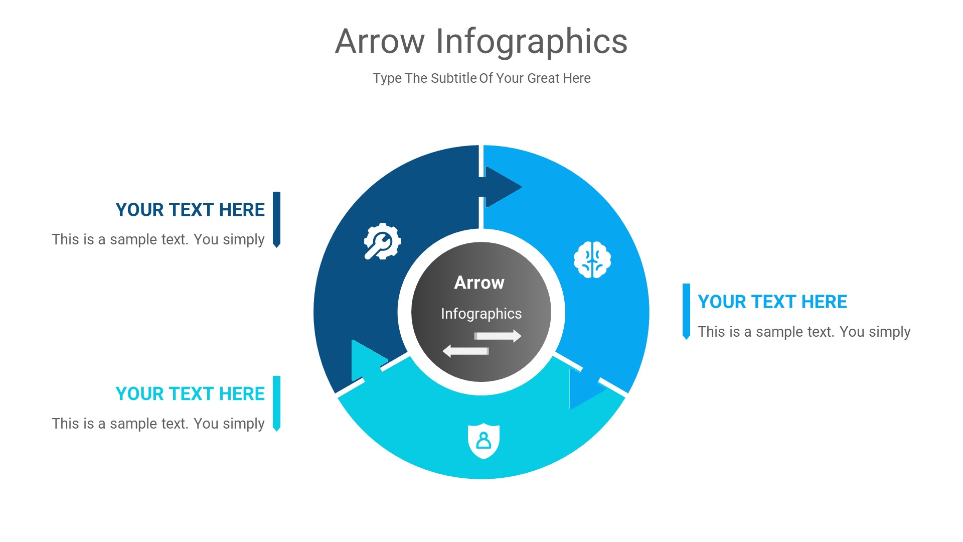 Arrow Infographics PowerPoint Template Diagrams, Presentation Templates