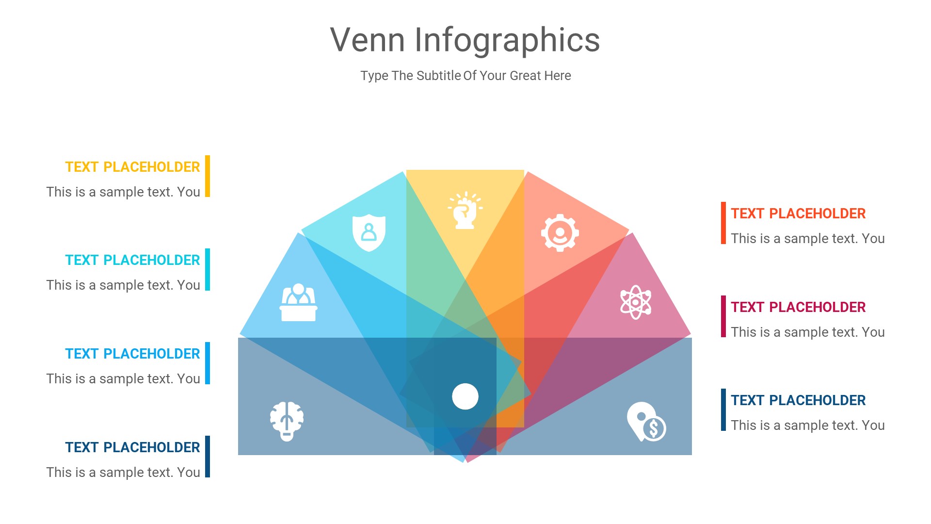 Venn Infographics PowerPoint Template Diagrams, Presentation Templates