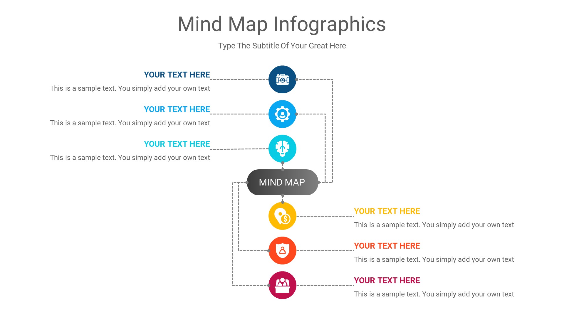 Mind Map Diagrams PowerPoint Presentation Template, Presentation Templates