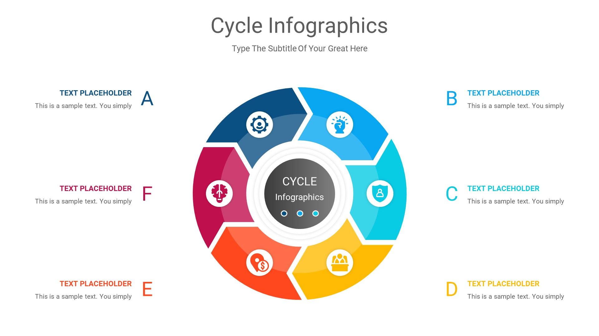 Cycle Infographics PowerPoint Presentation, Presentation Templates