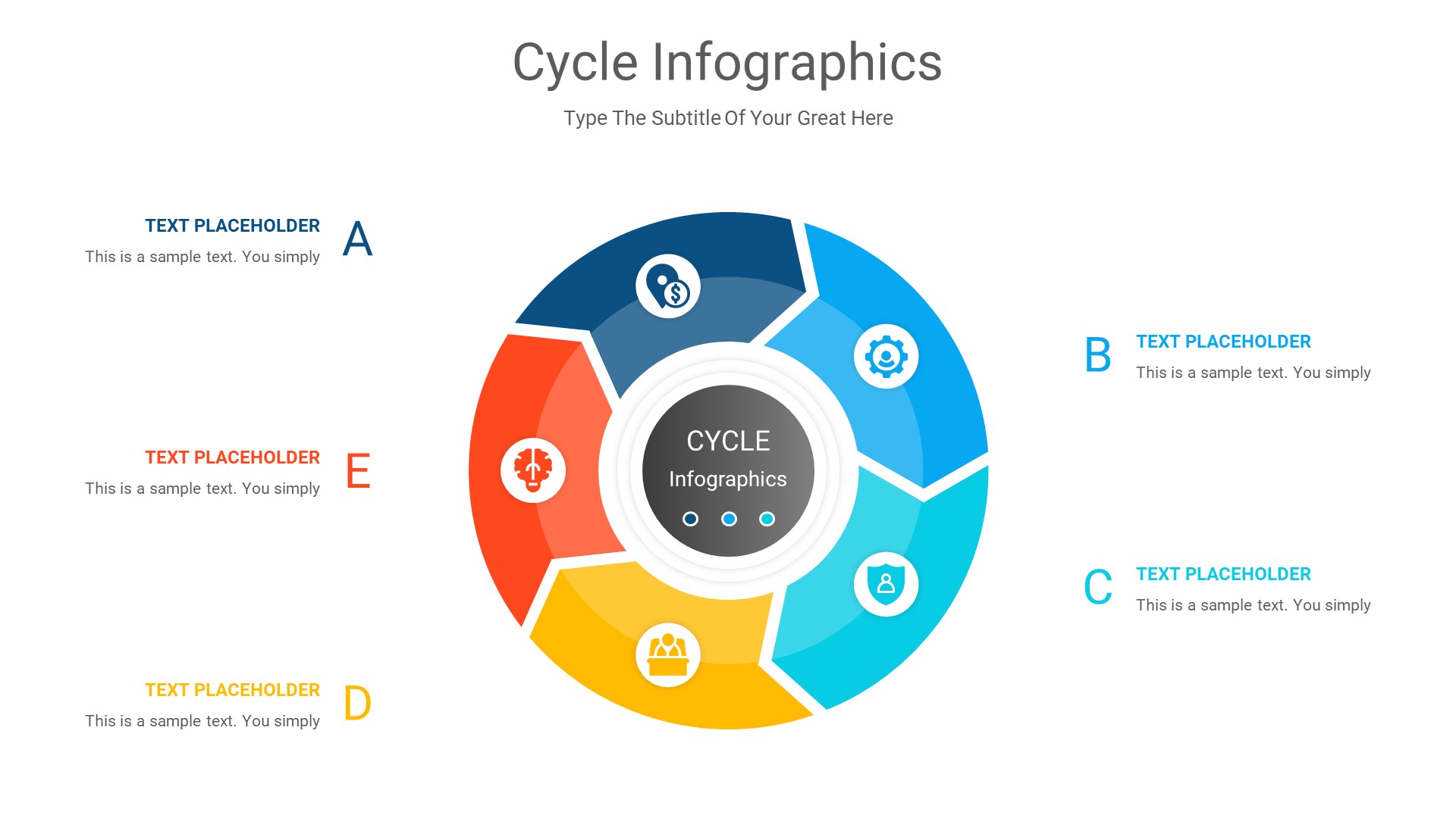 Cycle Infographics PowerPoint Presentation, Presentation Templates