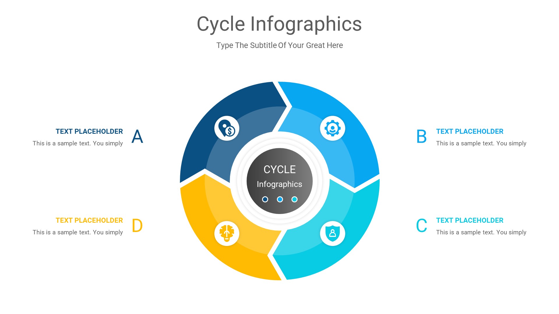 Cycle Infographics PowerPoint Presentation, Presentation Templates