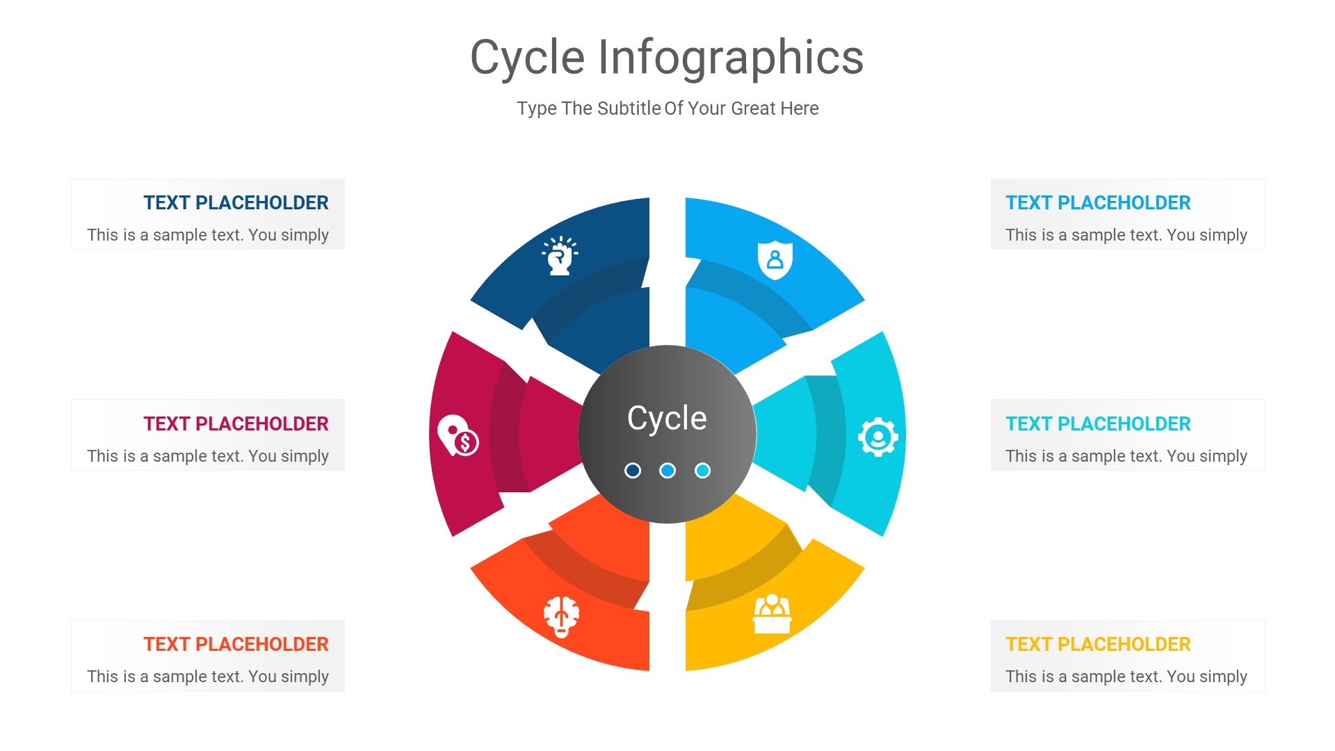 Cycle Infographics PowerPoint Presentation, Presentation Templates