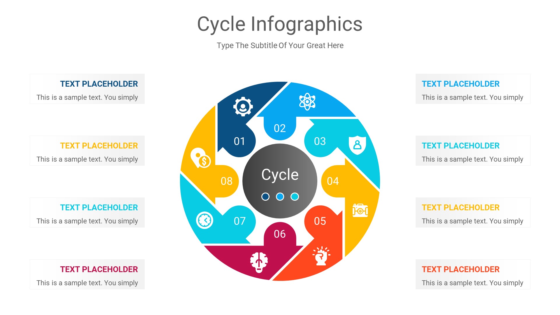 Cycle Infographics PowerPoint Presentation, Presentation Templates