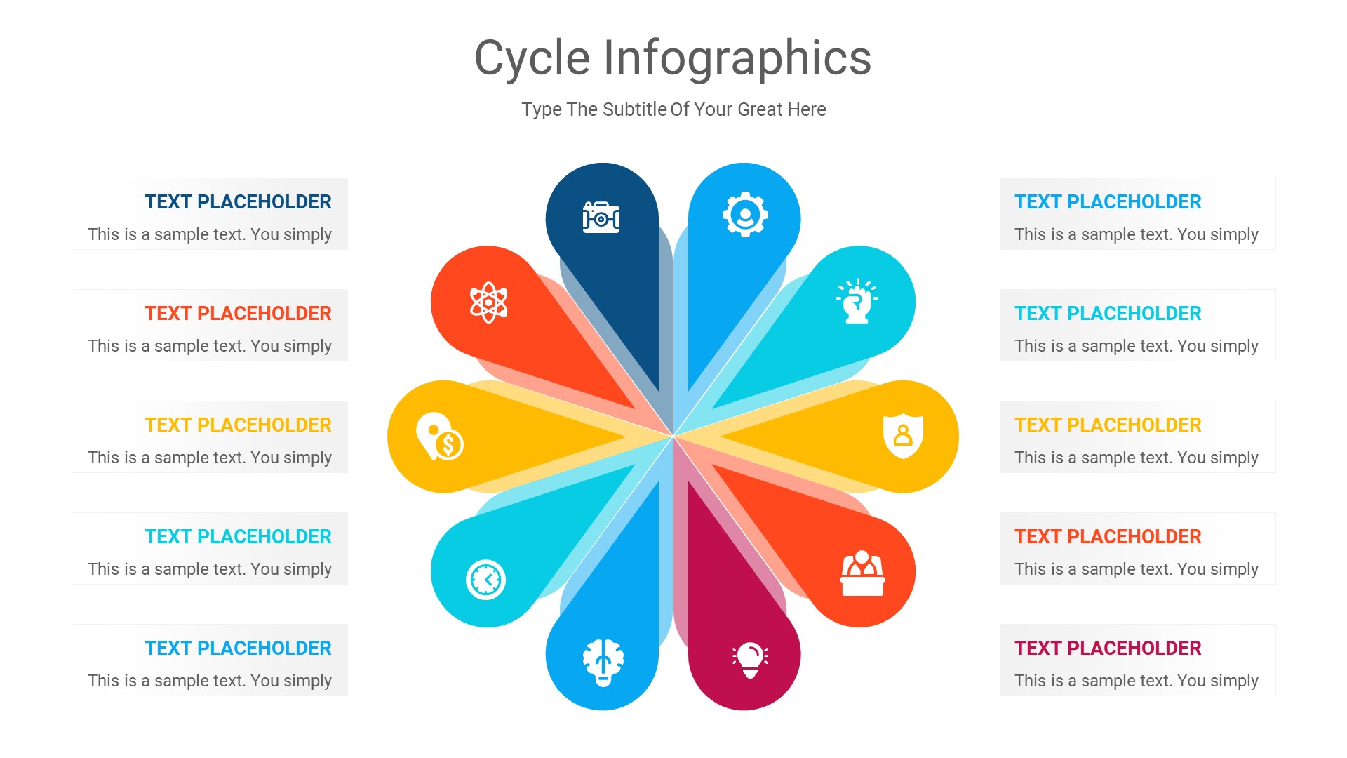 Cycle Infographics PowerPoint Presentation, Presentation Templates