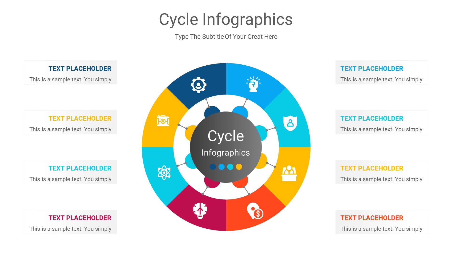 Cycle Infographics PowerPoint Presentation, Presentation Templates