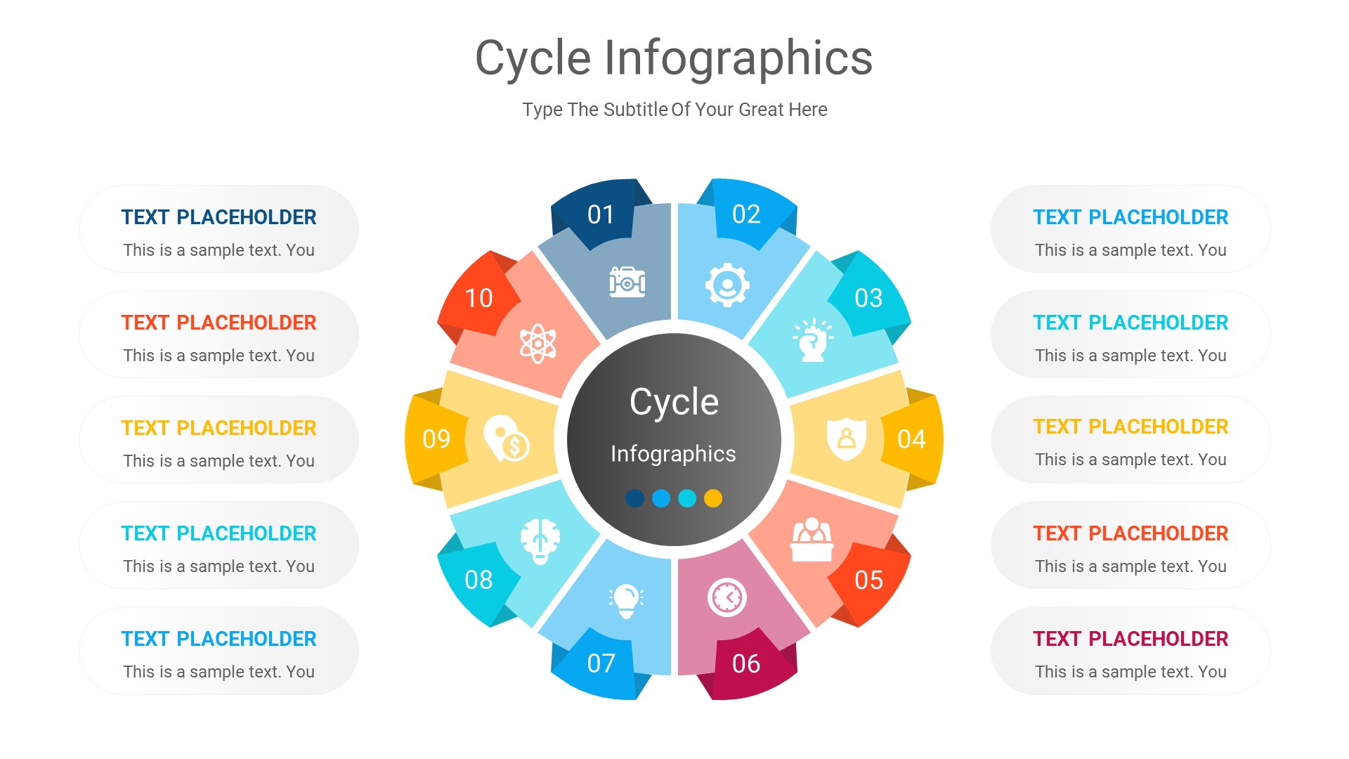 Cycle Infographics PowerPoint Presentation, Presentation Templates