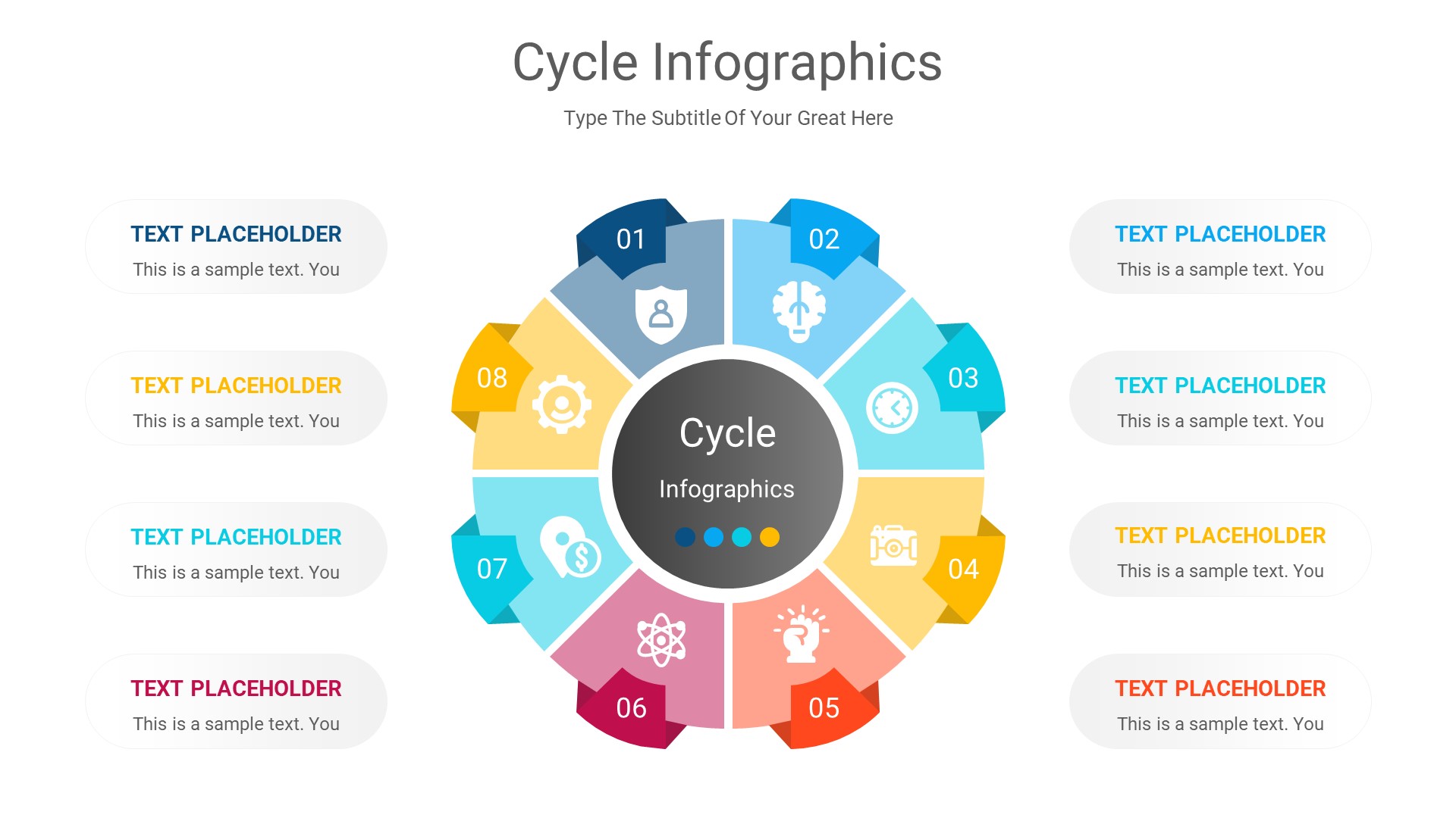 Cycle Infographics PowerPoint Presentation, Presentation Templates