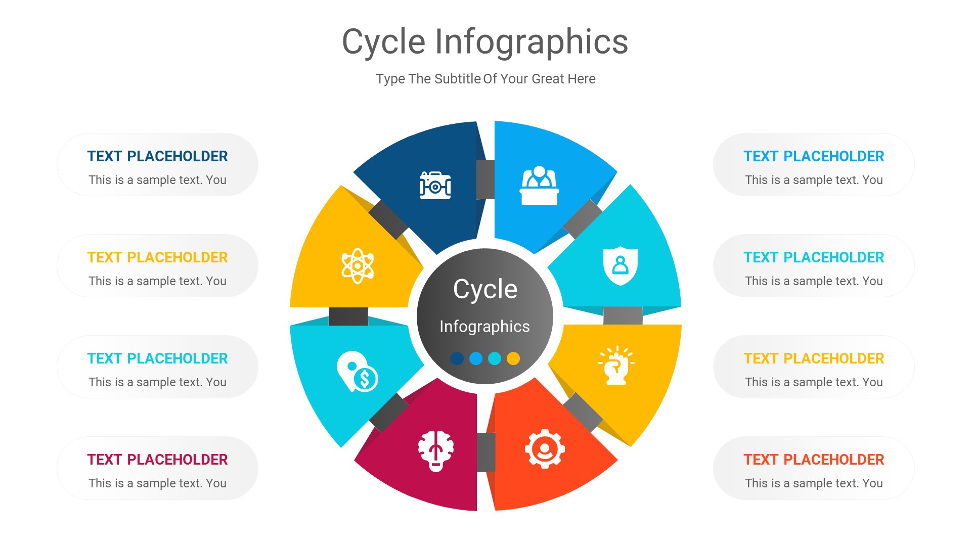 Cycle Infographics PowerPoint Presentation, Presentation Templates