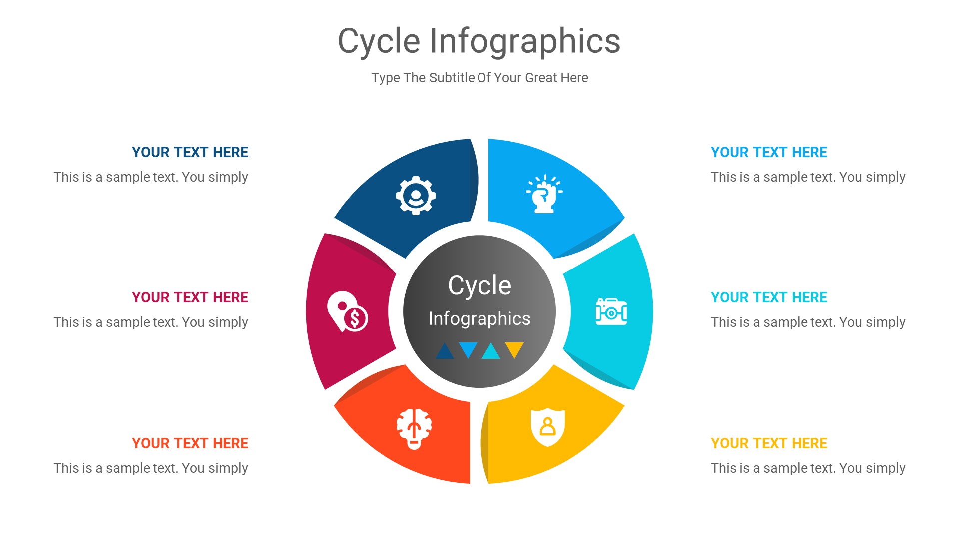 Cycle Infographics PowerPoint Presentation, Presentation Templates
