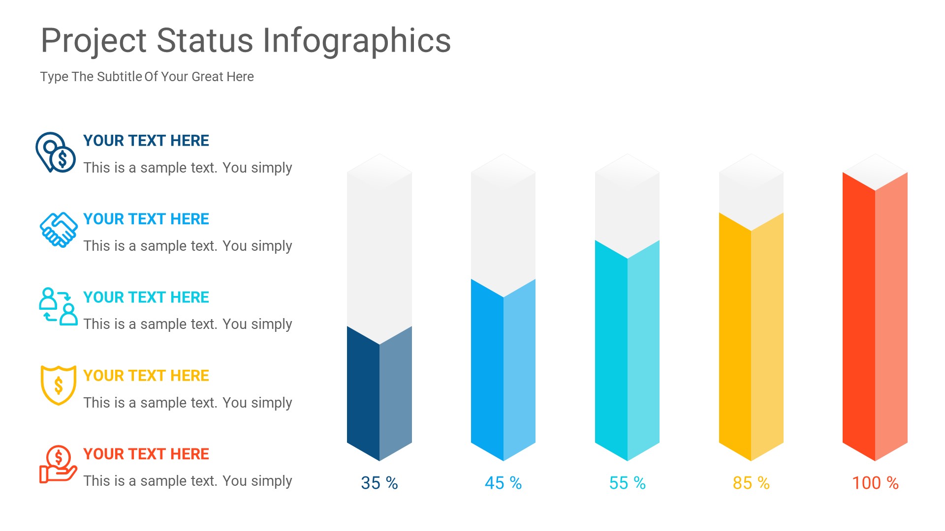 Project Status infographics PowerPoint Template Presentation ...