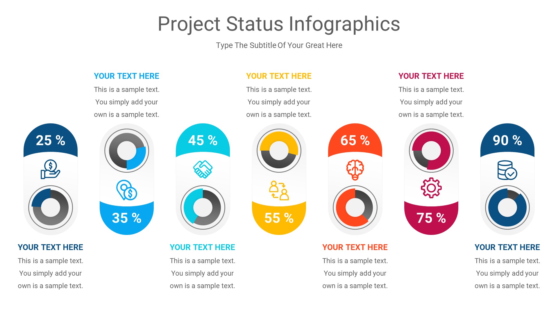 Project Status infographics PowerPoint Template Presentation ...