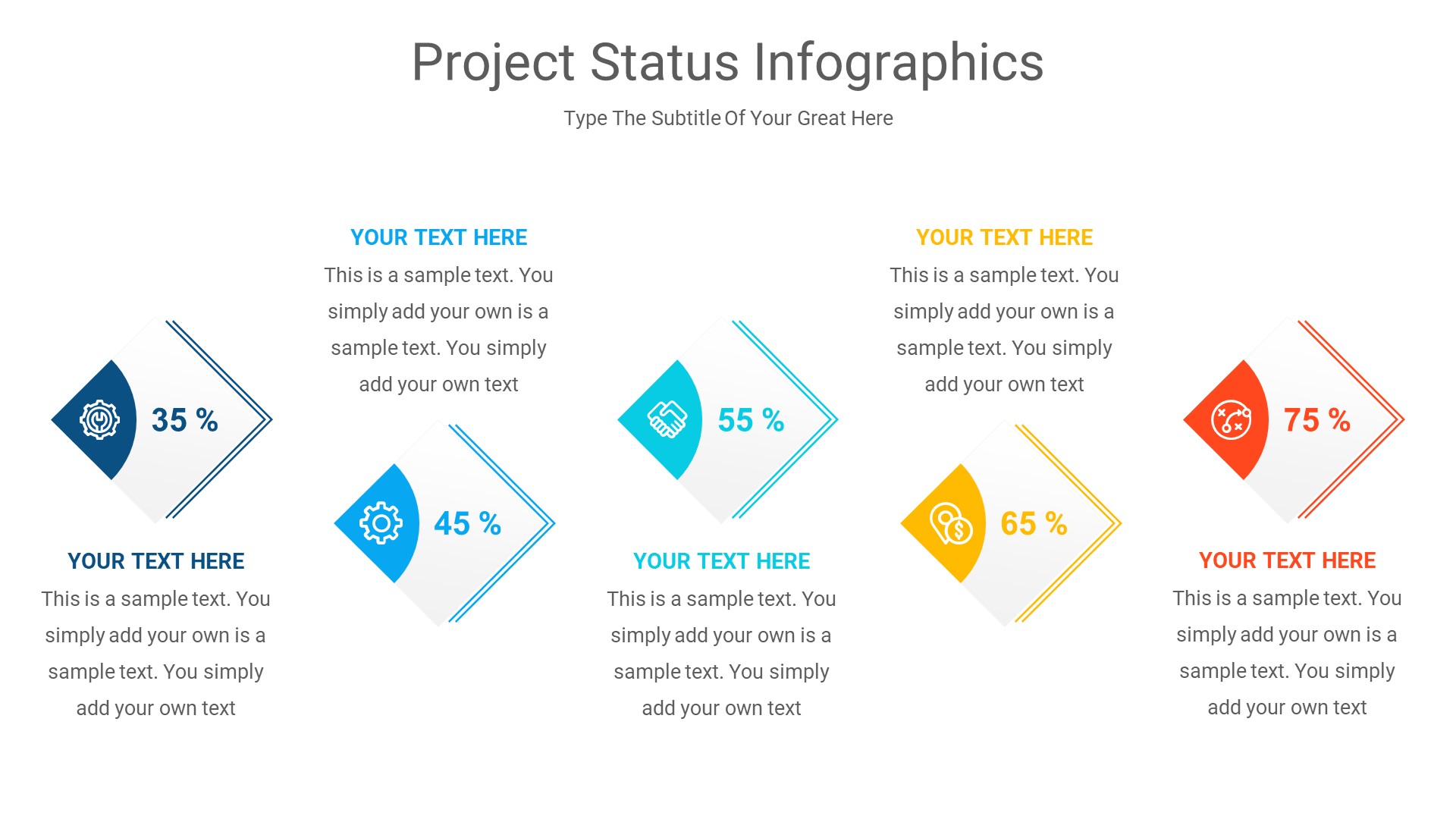 Project Status infographics PowerPoint Template Presentation ...