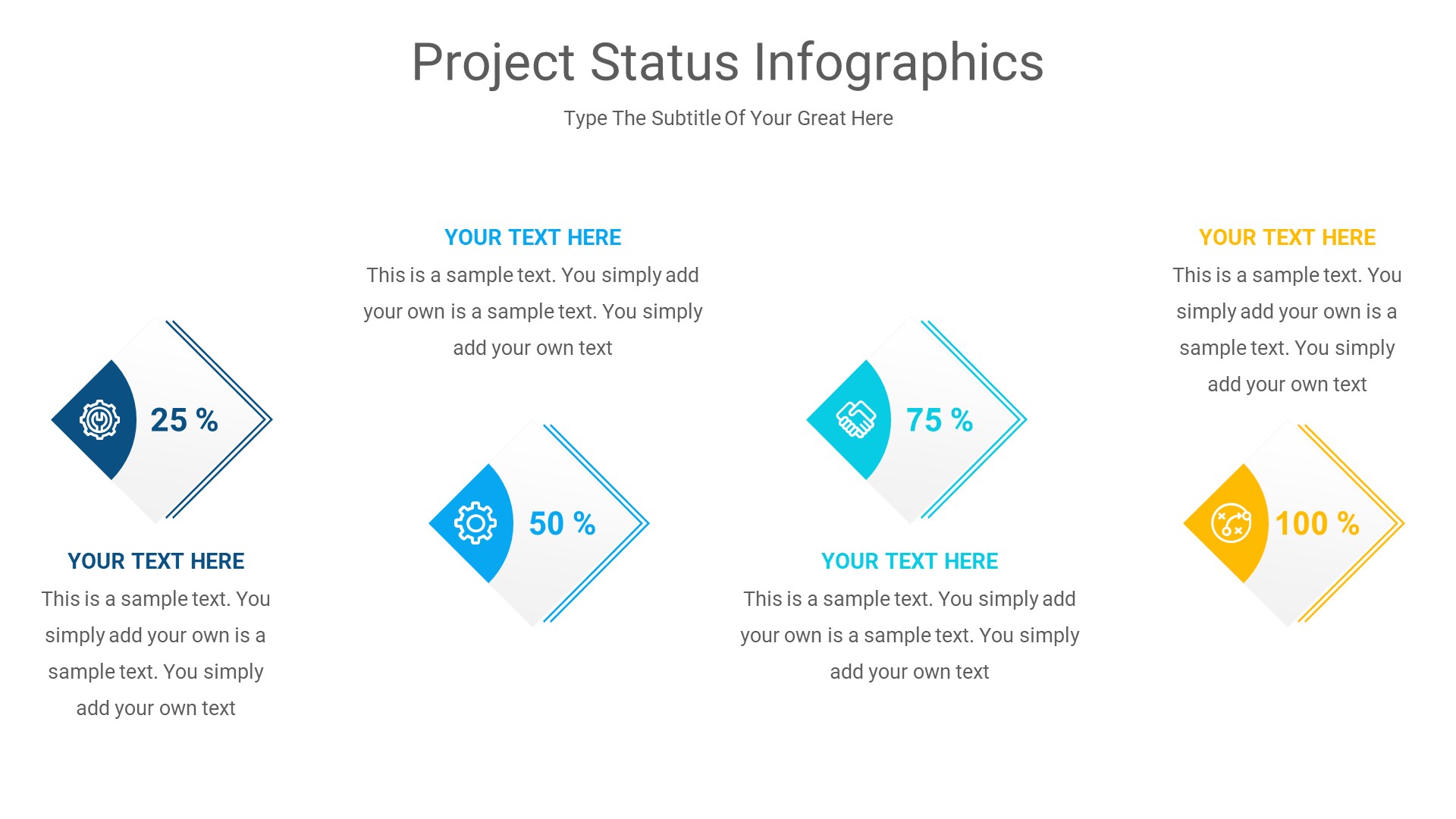 Project Status infographics PowerPoint Template Presentation ...