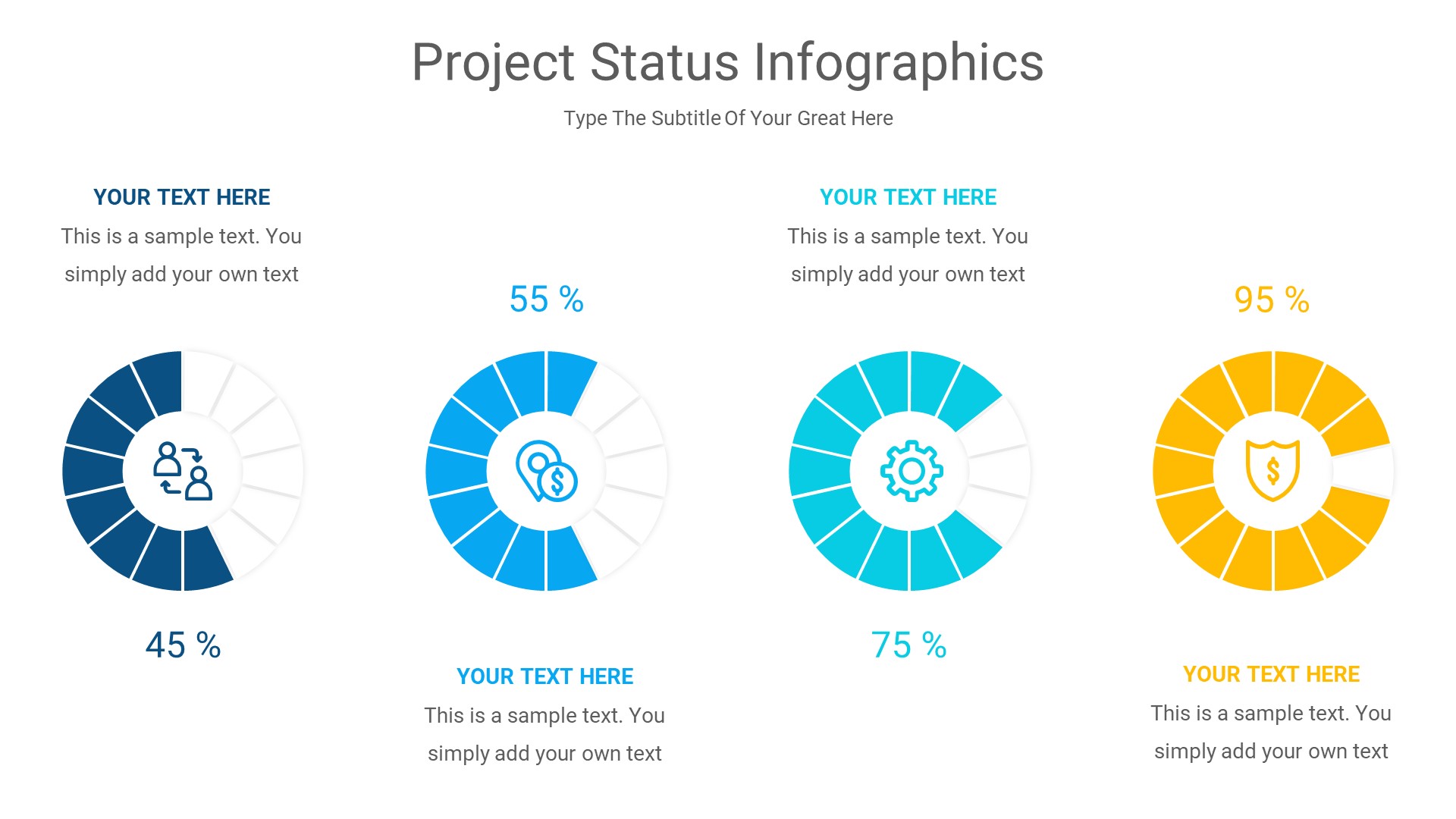 Project Status infographics PowerPoint Template Presentation ...
