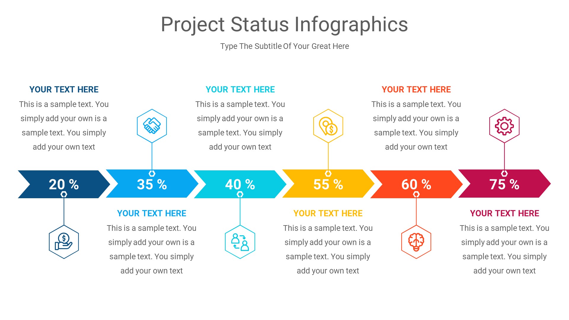 Project Status infographics PowerPoint Template Presentation ...