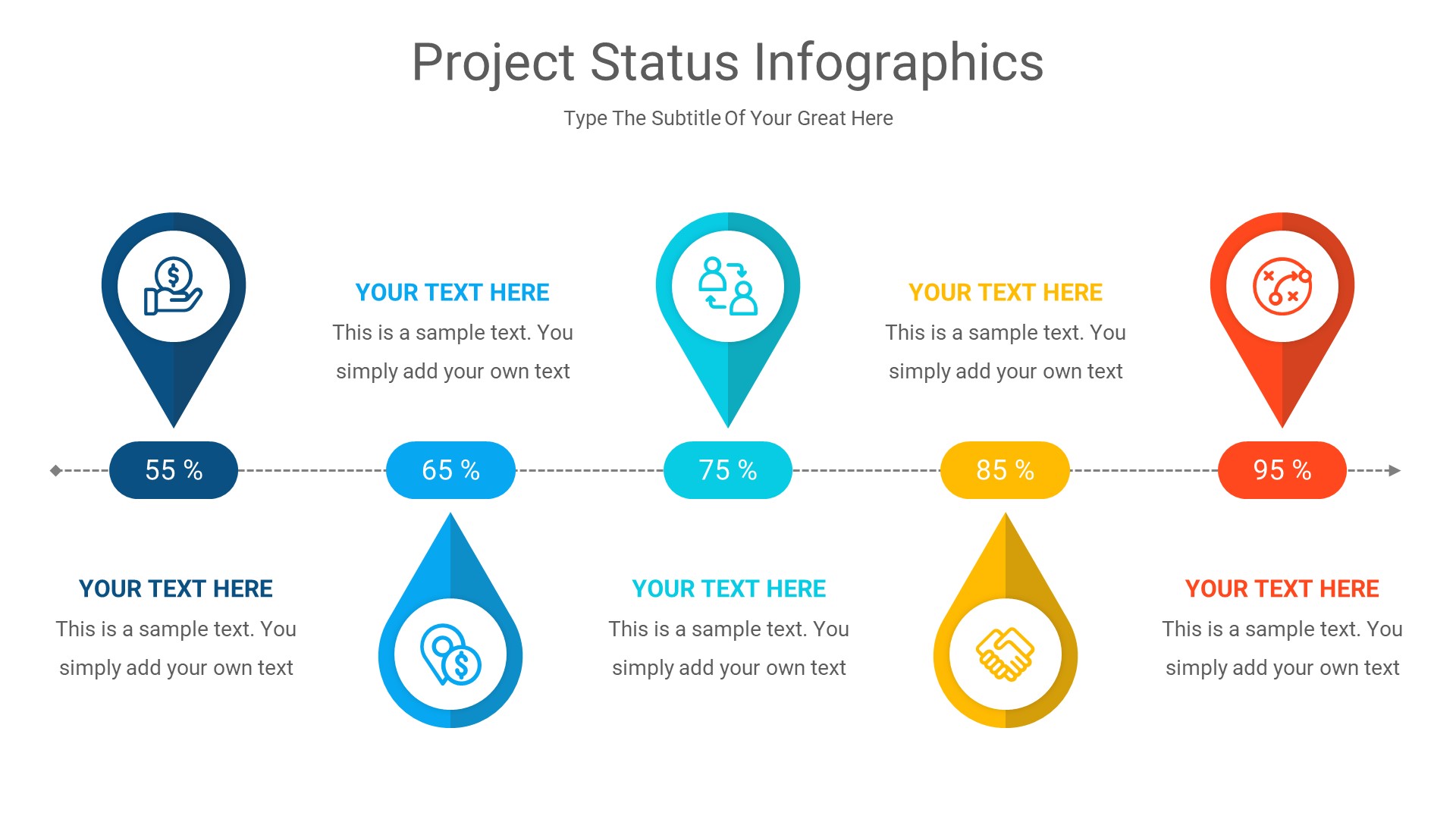 Project Status infographics PowerPoint Template Presentation ...