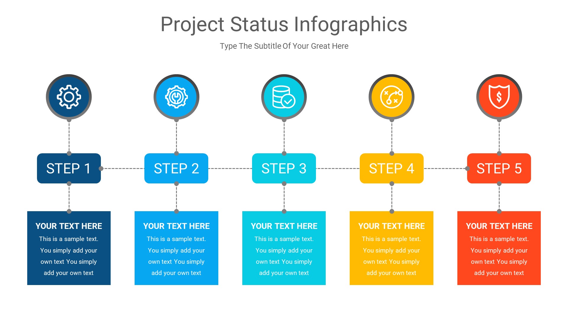 Project Status infographics PowerPoint Template Presentation ...