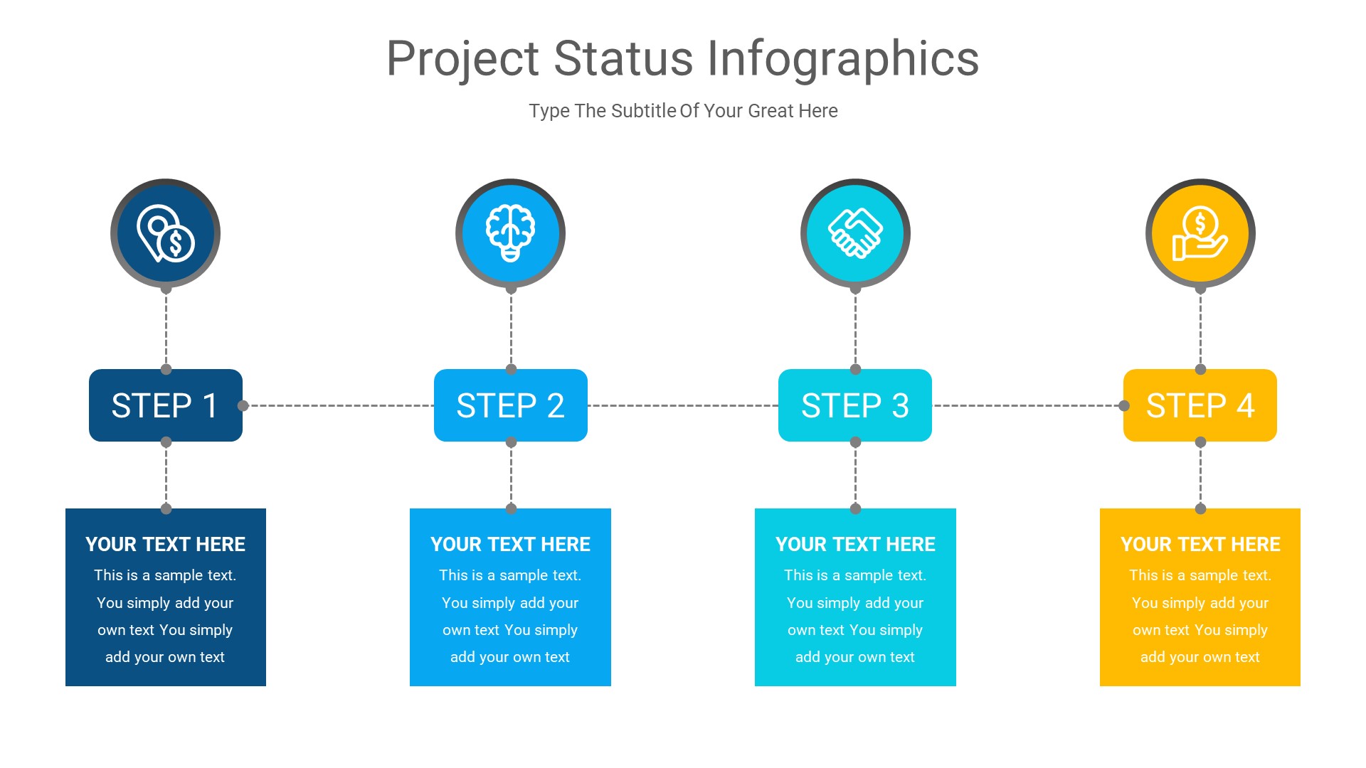 Project Status infographics PowerPoint Template Presentation ...