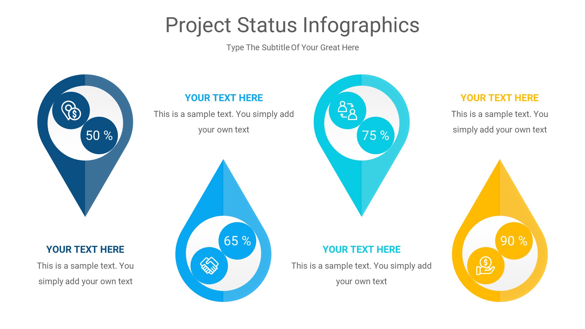 Project Status infographics PowerPoint Template Presentation ...