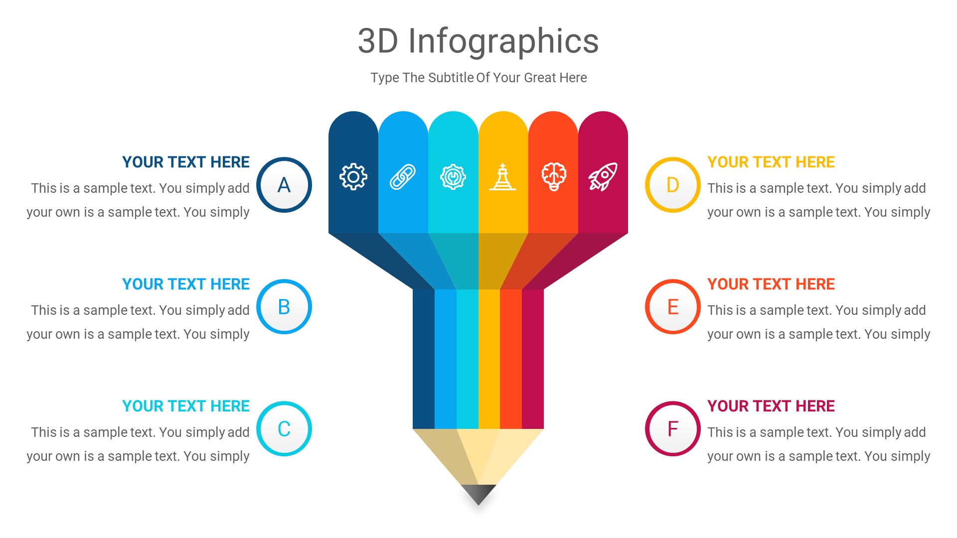 3D Infographics Pack PowerPoint Presentation, Presentation Templates