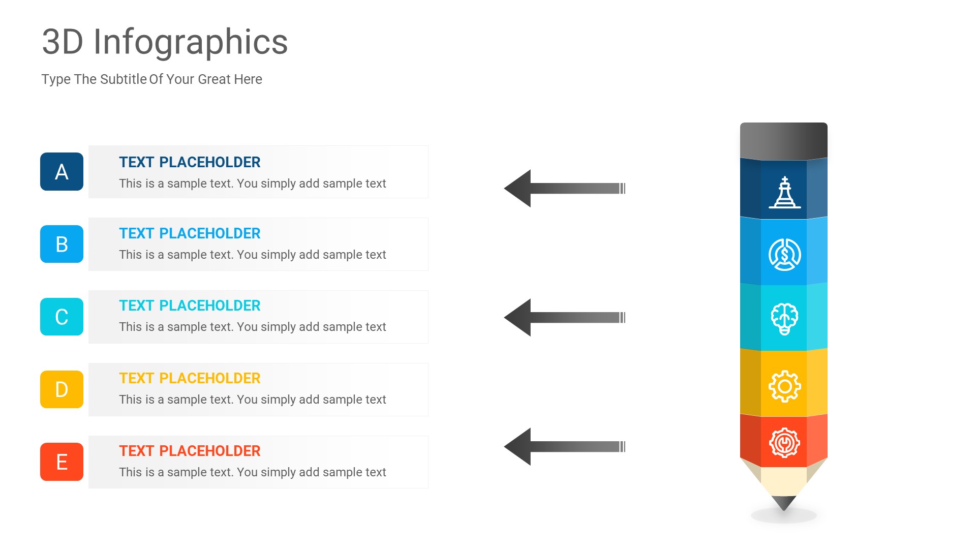 3D Infographics Pack PowerPoint Presentation, Presentation Templates