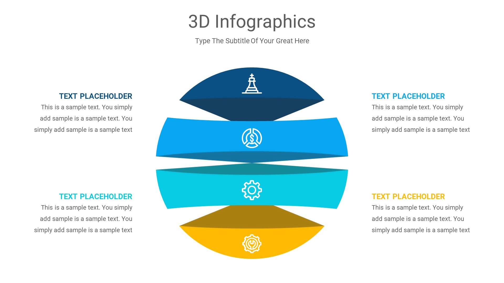 3D Infographics Pack PowerPoint Presentation, Presentation Templates