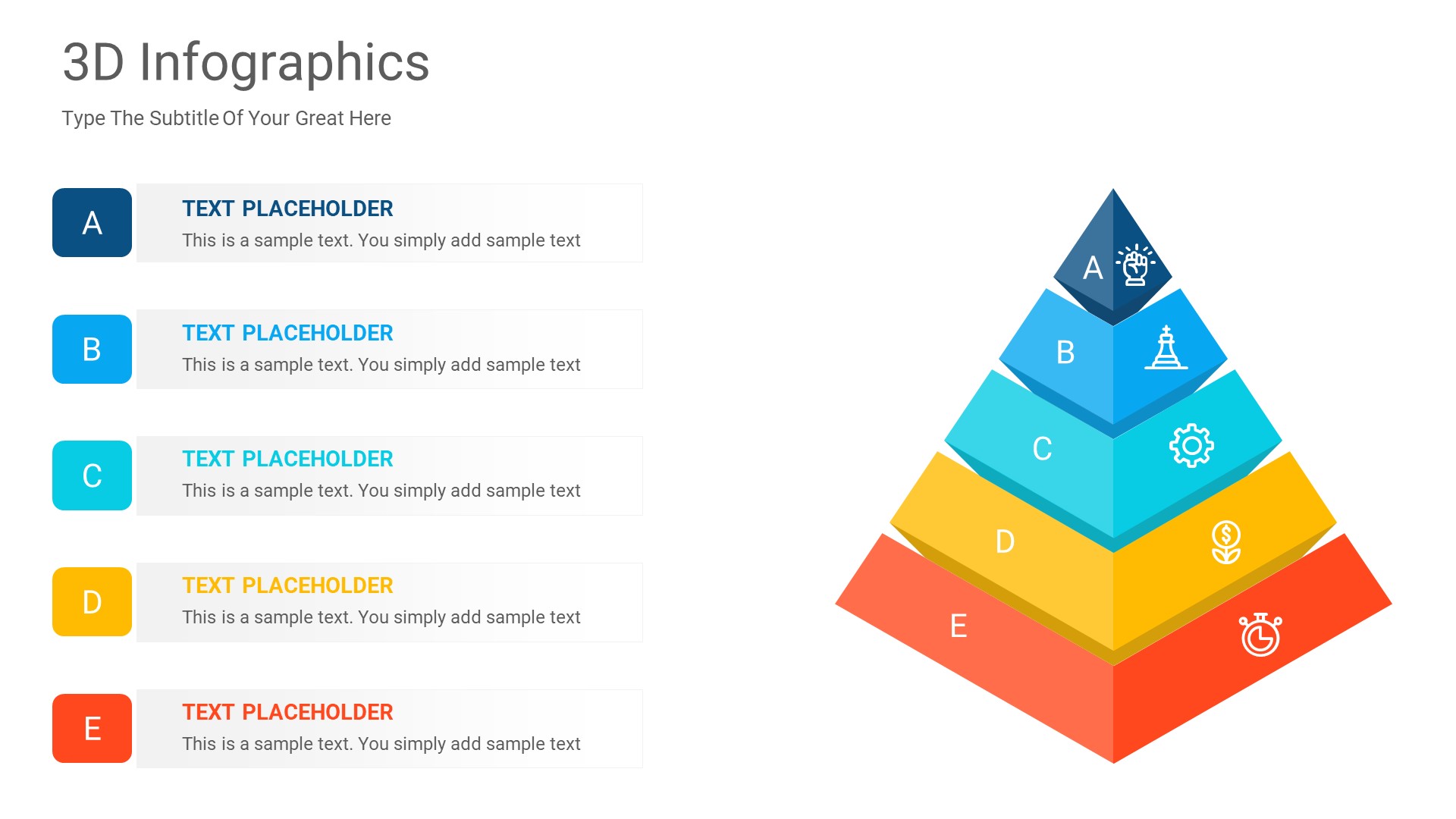 3D Infographics Pack PowerPoint Presentation, Presentation Templates