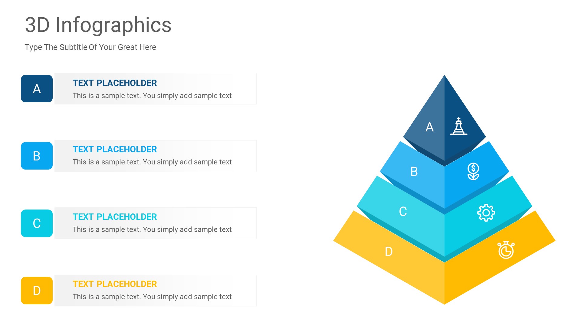 3D Infographics Pack PowerPoint Presentation, Presentation Templates