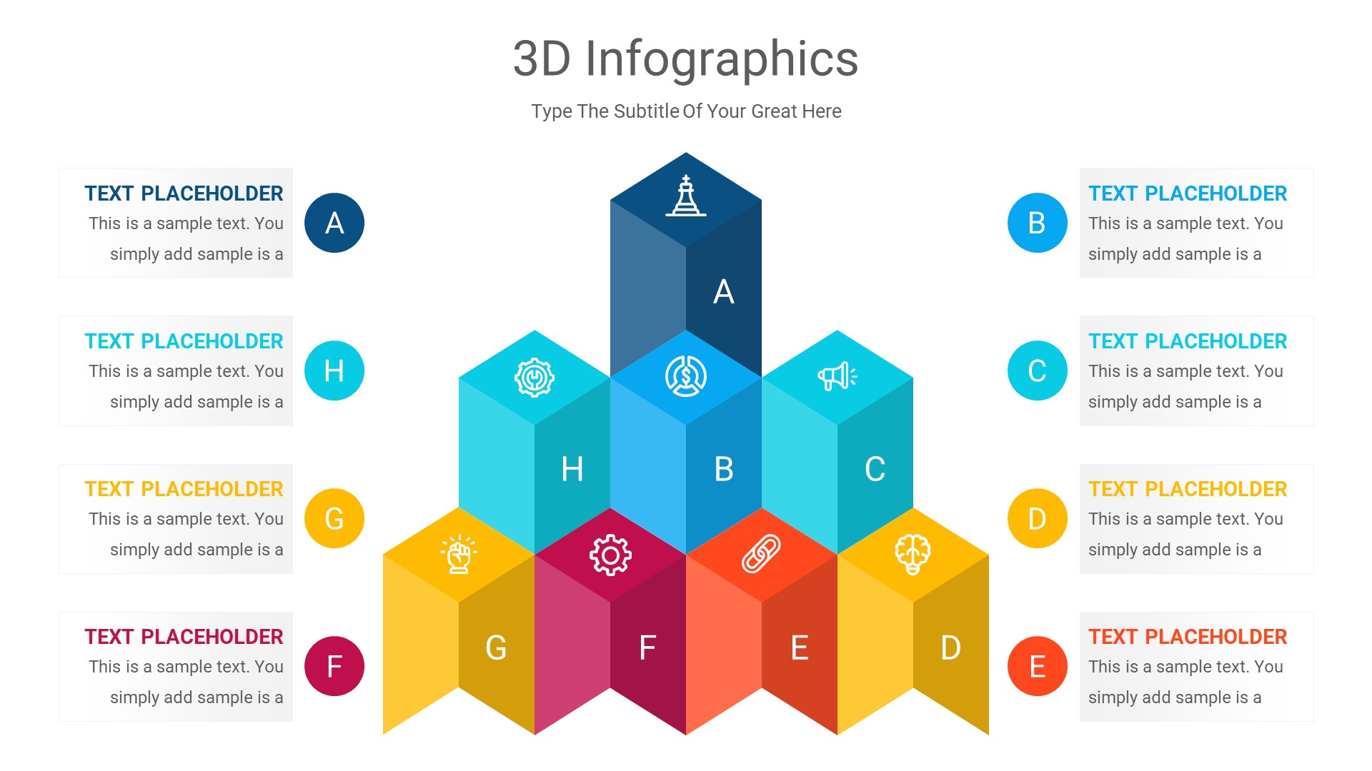 3D Infographics Pack PowerPoint Presentation, Presentation Templates