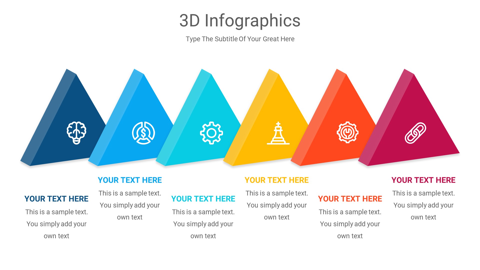 3D Infographics Pack PowerPoint Presentation, Presentation Templates