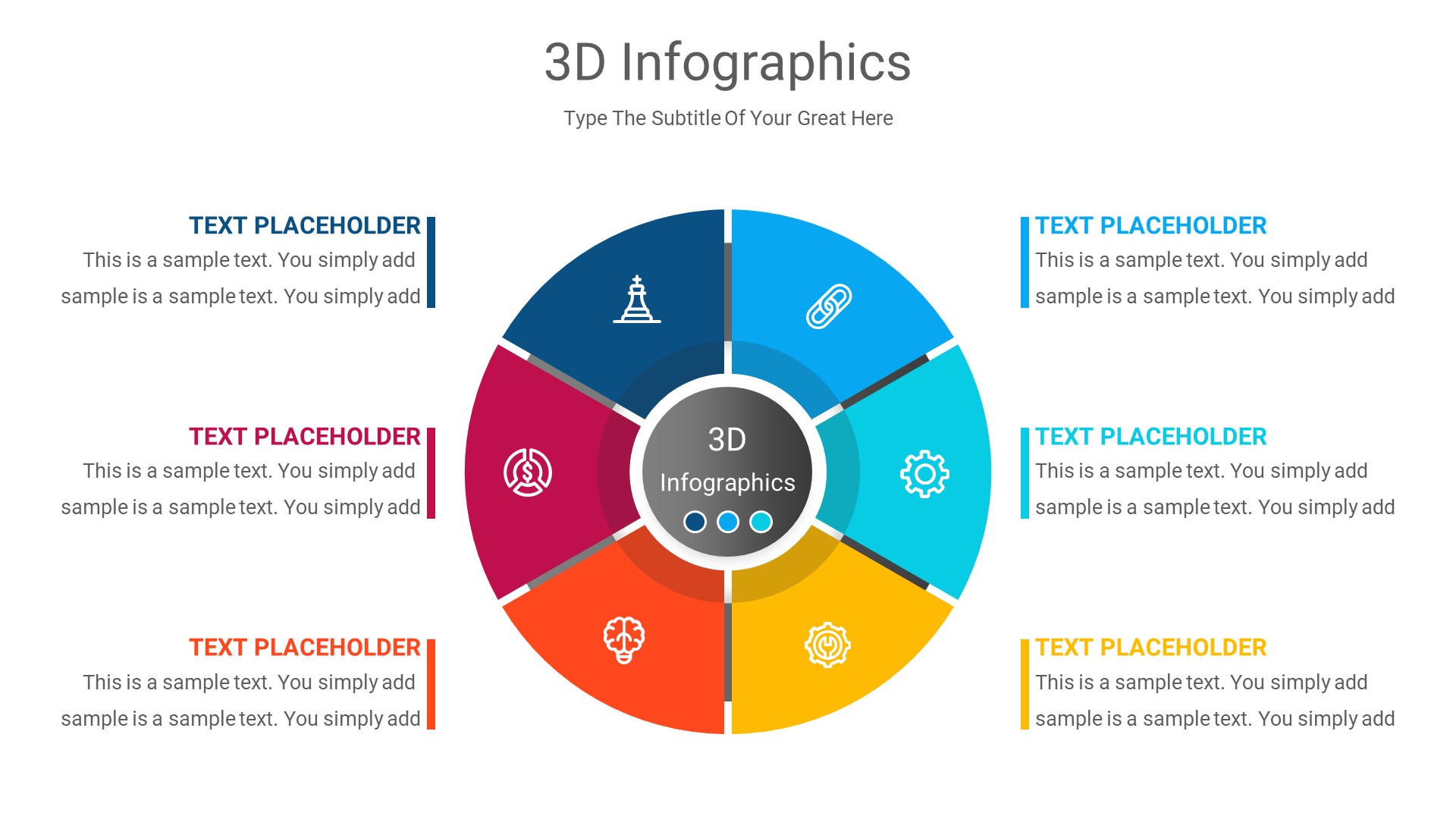 3D Infographics Pack PowerPoint Presentation, Presentation Templates