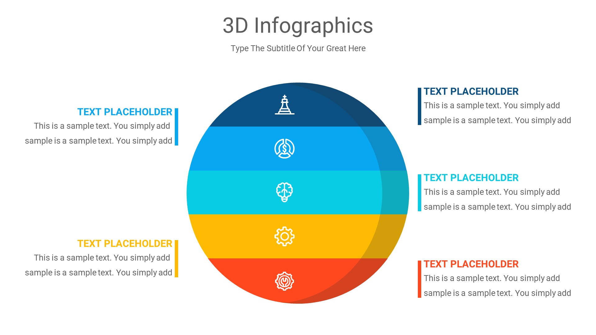 3D Infographics Pack PowerPoint Presentation, Presentation Templates