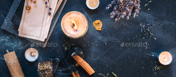 Tarot, astrology,Esoteric, Occult mystical ritual scene of sorcery ...