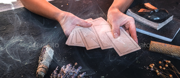 Tarot, astrology,Esoteric, Occult mystical ritual scene of sorcery ...