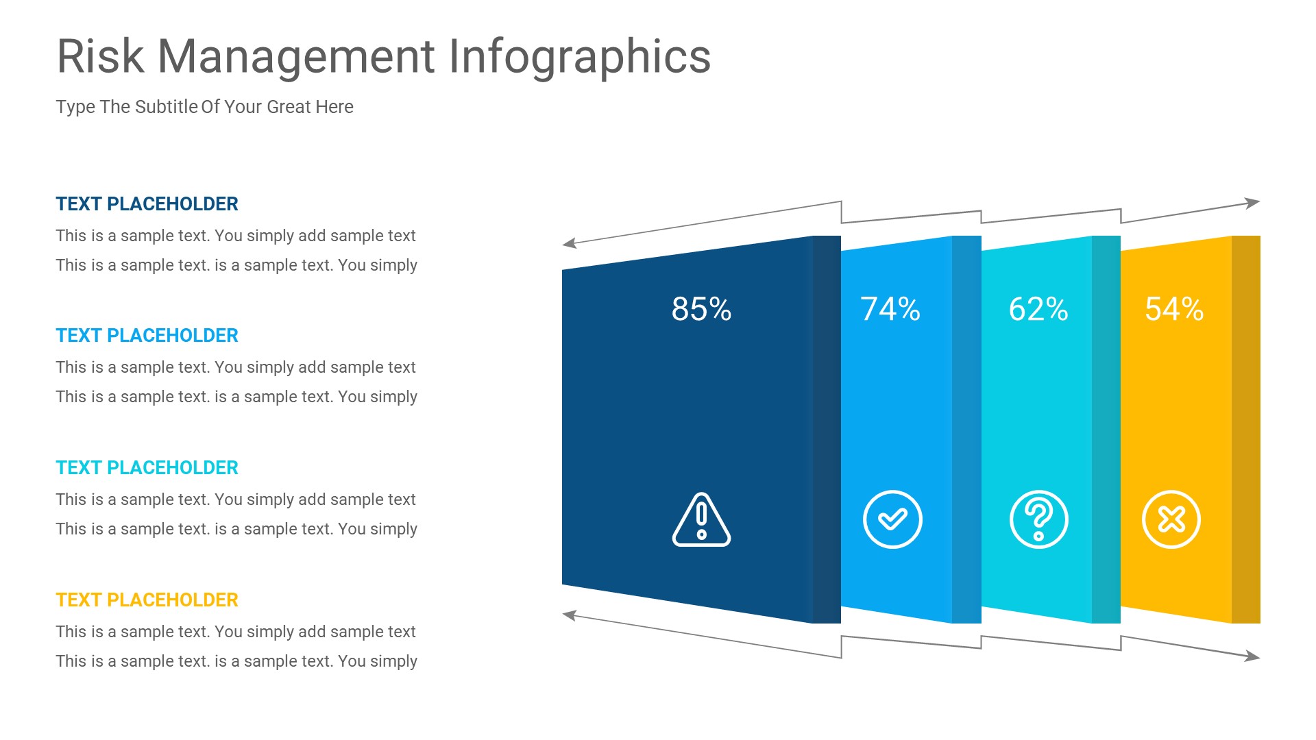 Risk Management PowerPoint Infographics Slides, Presentation Templates