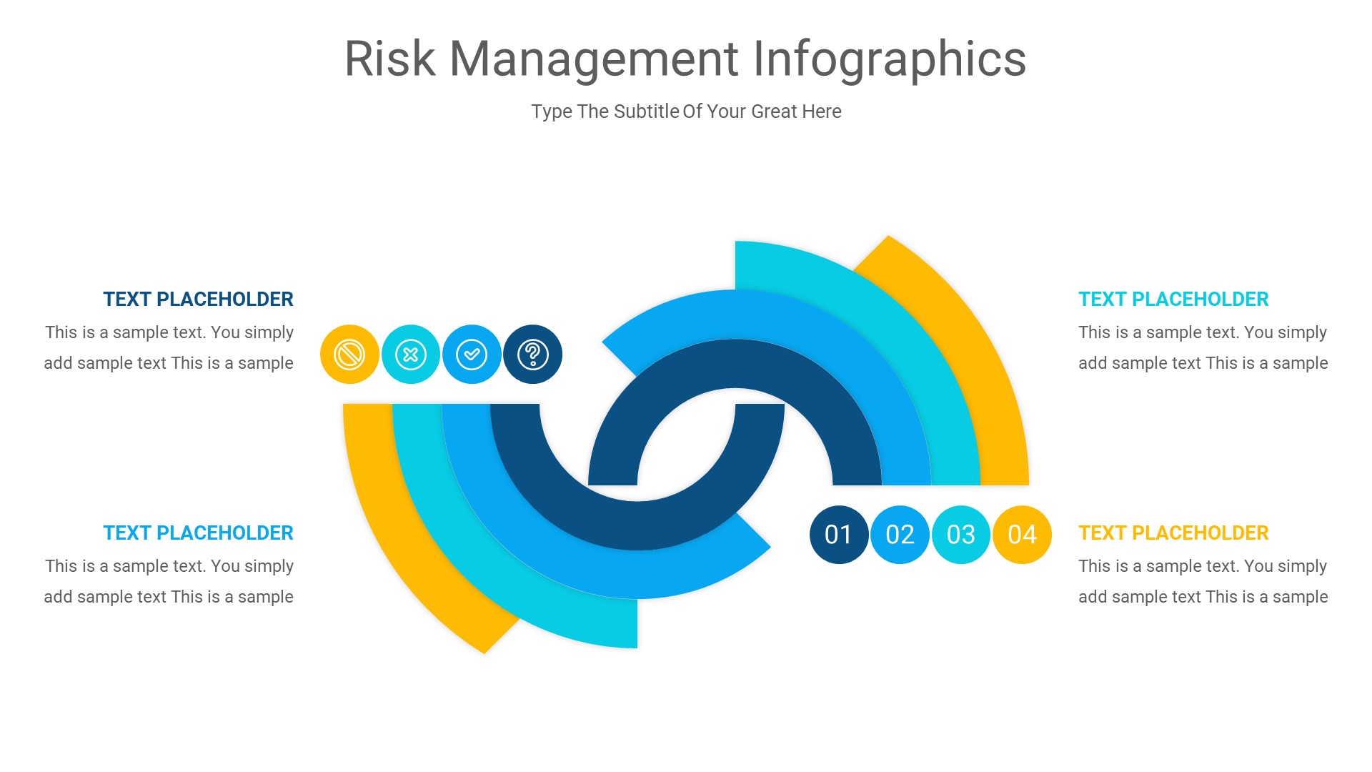 Risk Management PowerPoint Infographics Slides, Presentation Templates