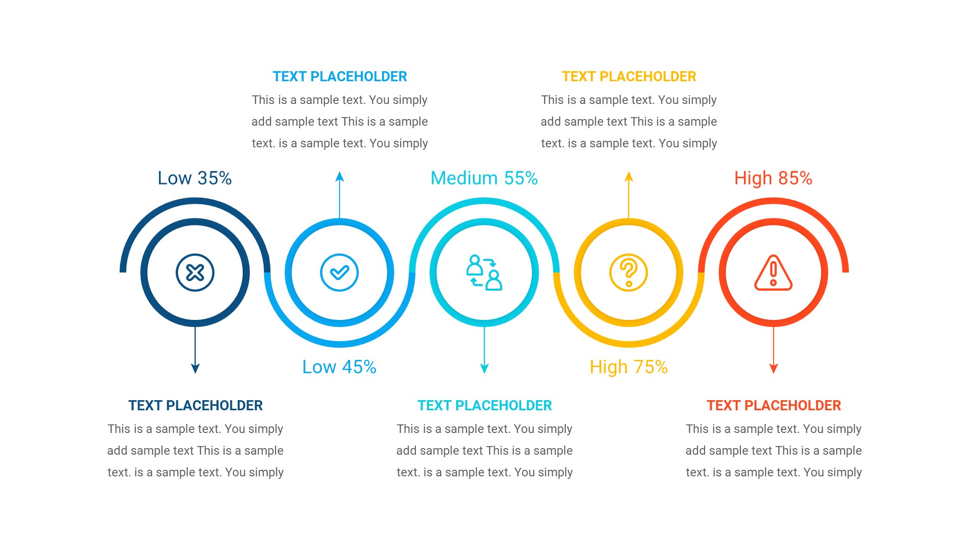 Risk Management PowerPoint Infographics Slides, Presentation Templates