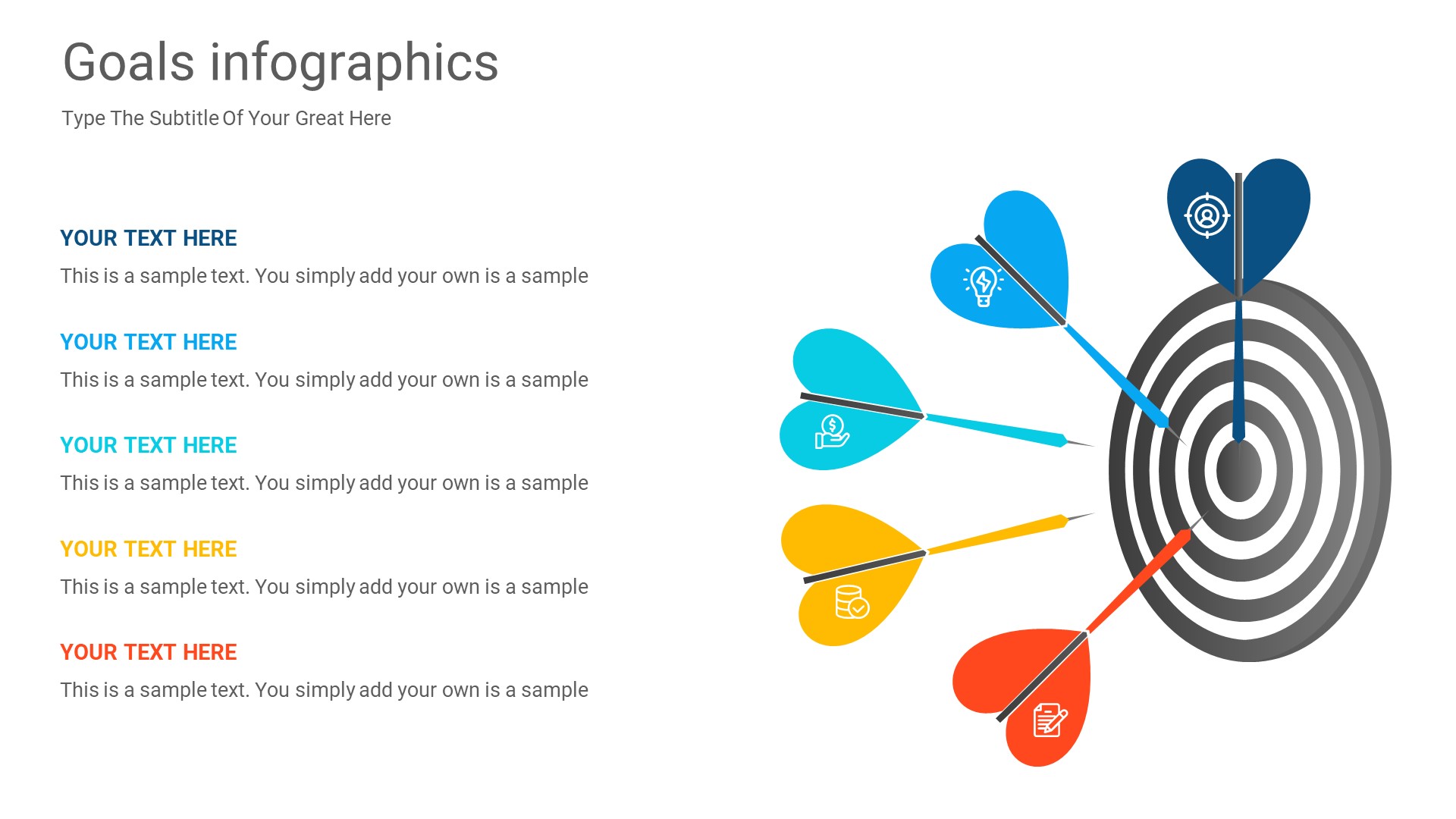 GOALS PowerPoint Infographics Slides, Presentation Templates | GraphicRiver