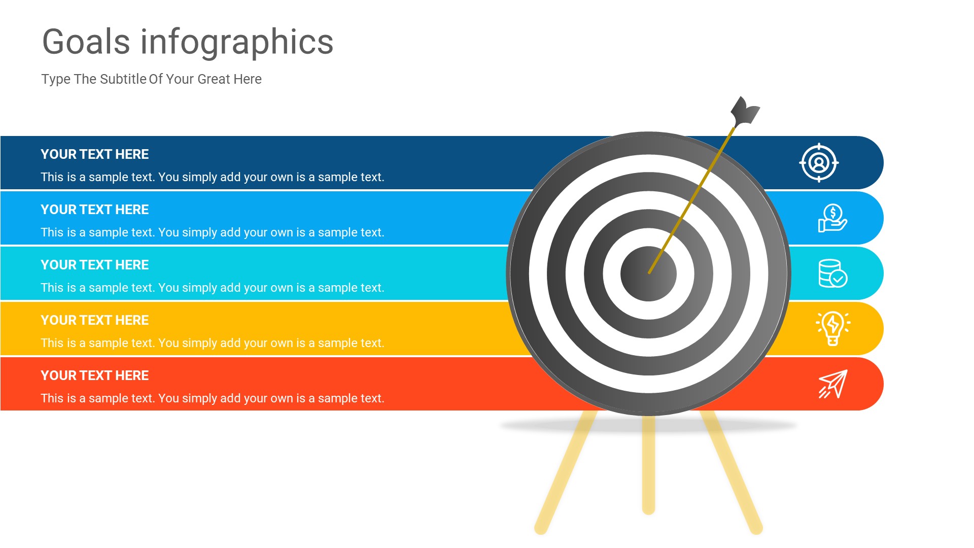 GOALS PowerPoint Infographics Slides, Presentation Templates | GraphicRiver