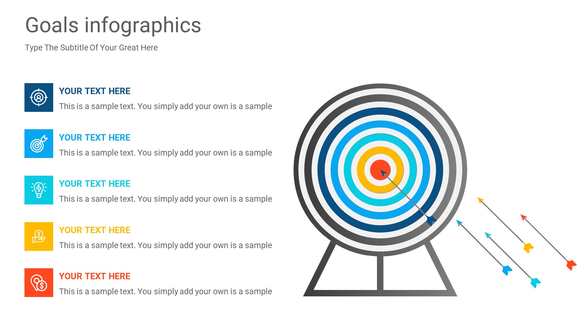 GOALS PowerPoint Infographics Slides, Presentation Templates | GraphicRiver