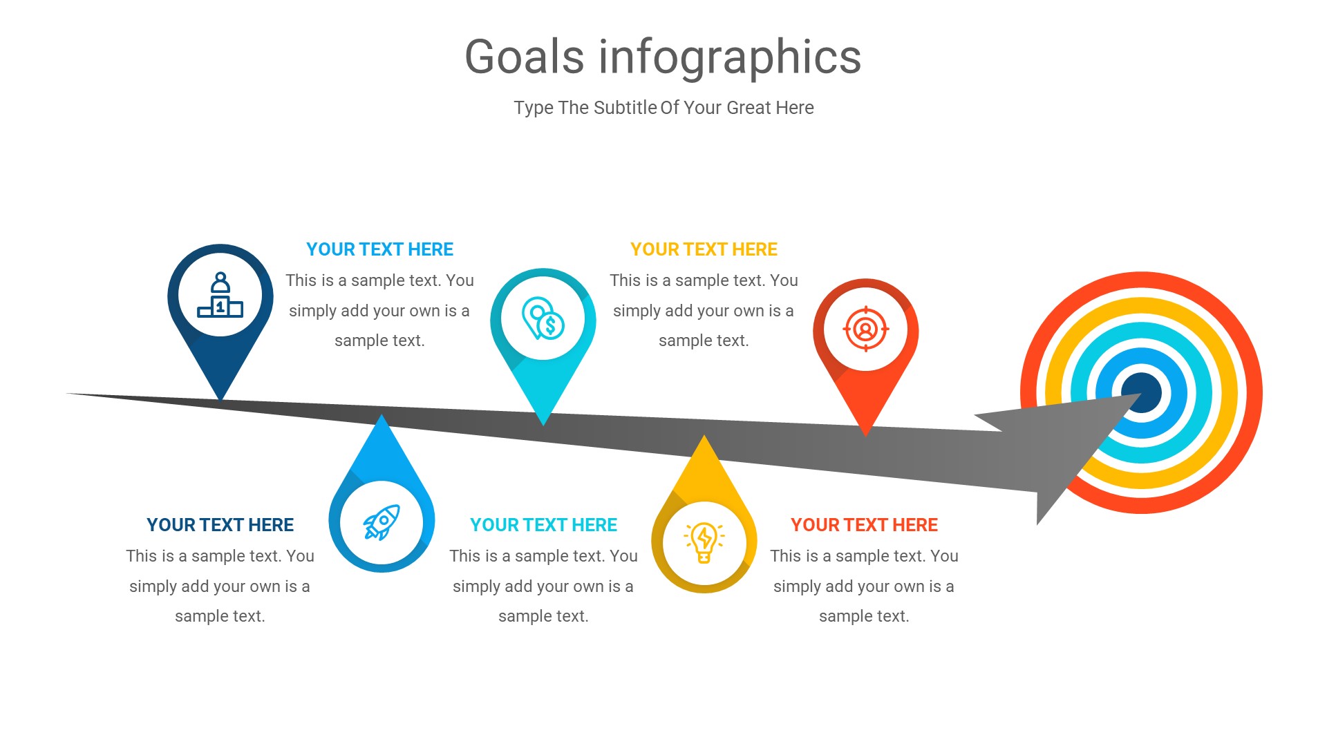 GOALS PowerPoint Infographics Slides, Presentation Templates | GraphicRiver