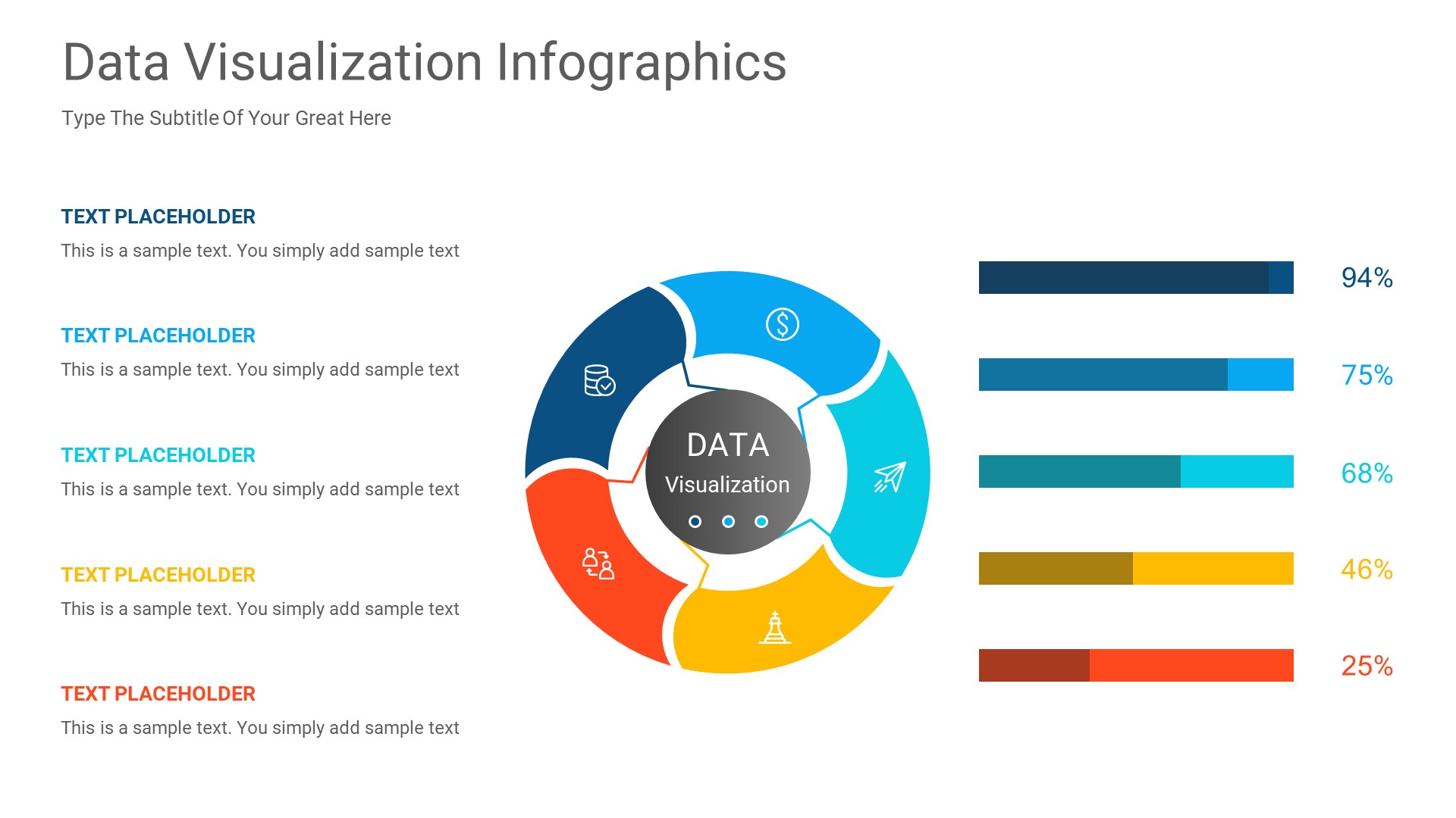 Data Visualization - PowerPoint Infographics Slides, Presentation Templates