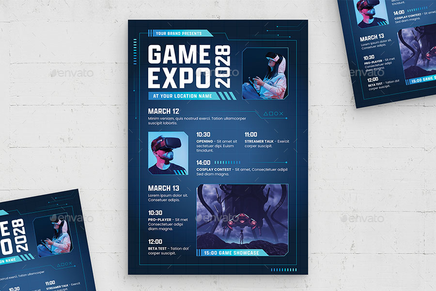 Gaming eSport Flyer Template, Print Templates | GraphicRiver