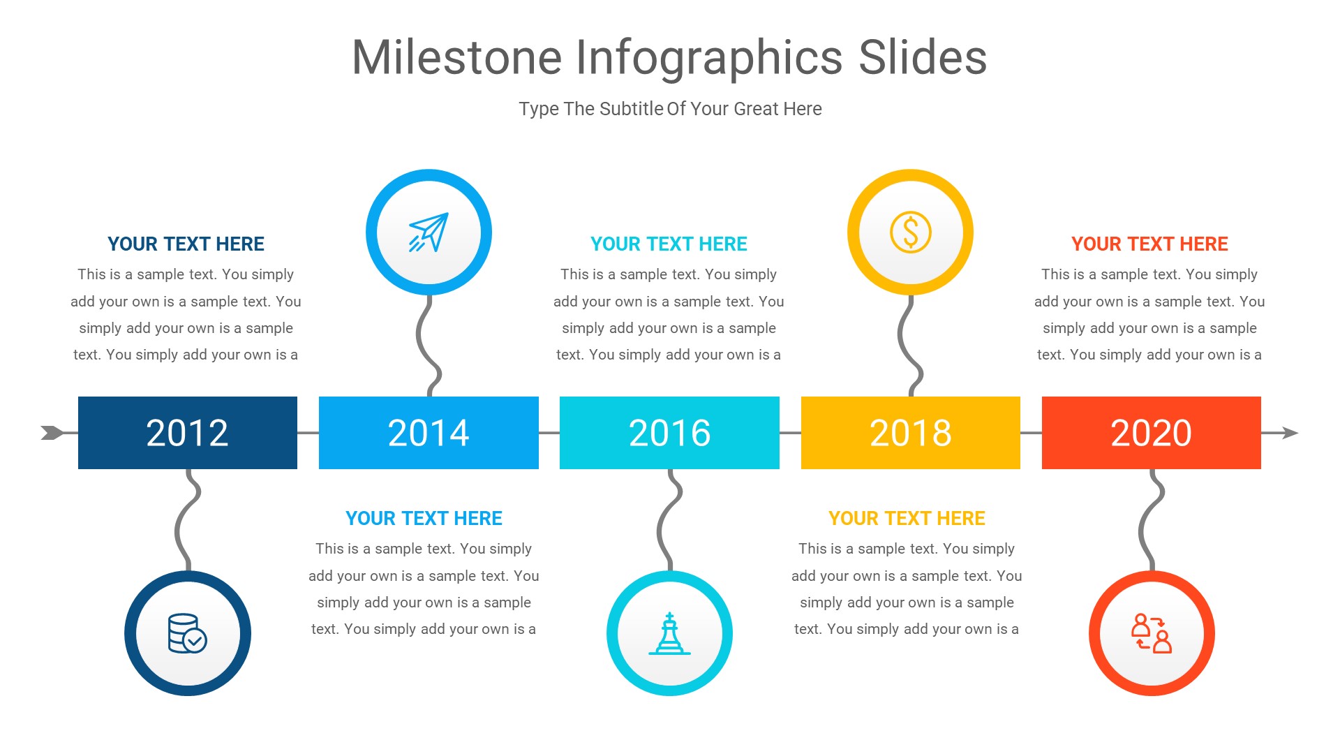 Milestone PowerPoint Infographics, Presentation Templates | GraphicRiver