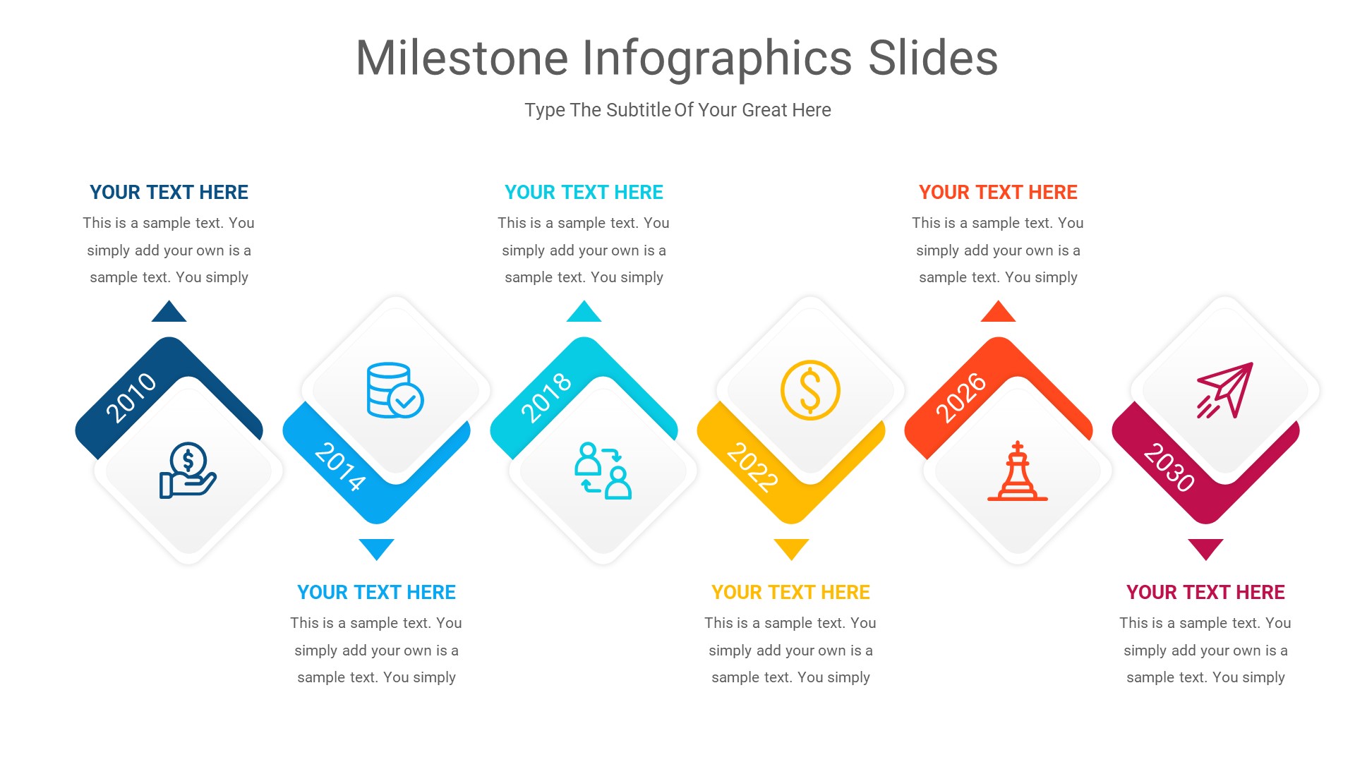 Milestone PowerPoint Infographics, Presentation Templates | GraphicRiver