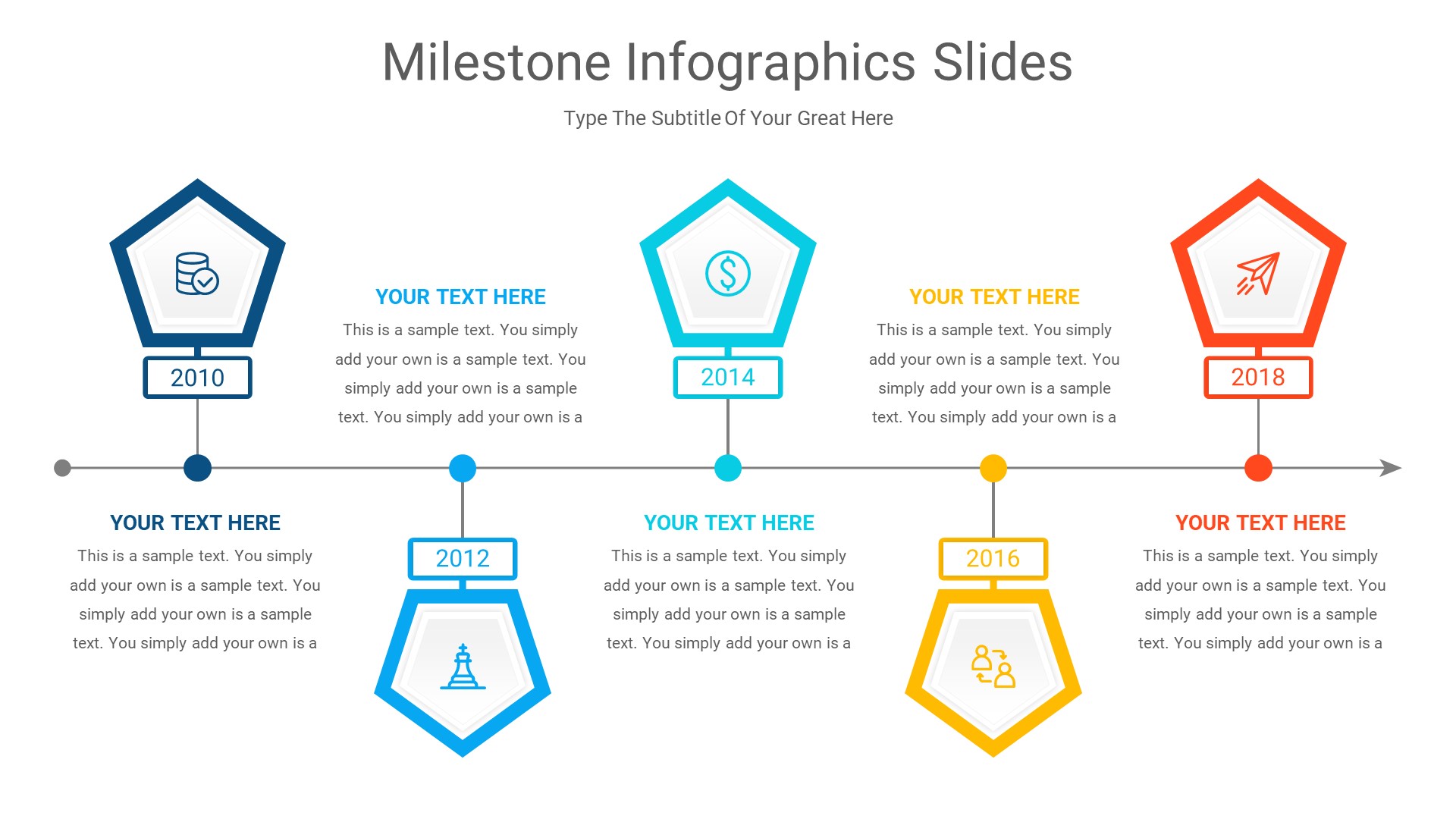 Milestone PowerPoint Infographics, Presentation Templates | GraphicRiver