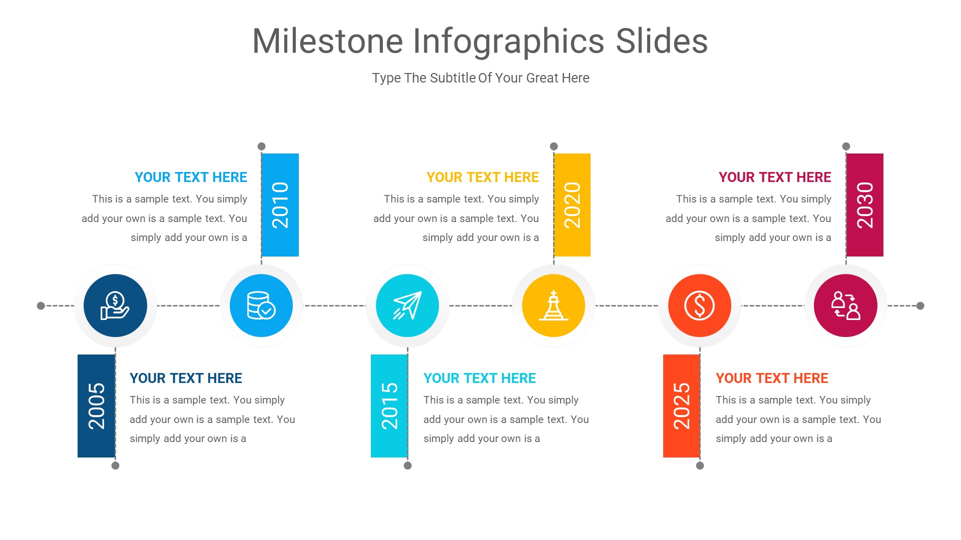 Milestone PowerPoint Infographics, Presentation Templates | GraphicRiver
