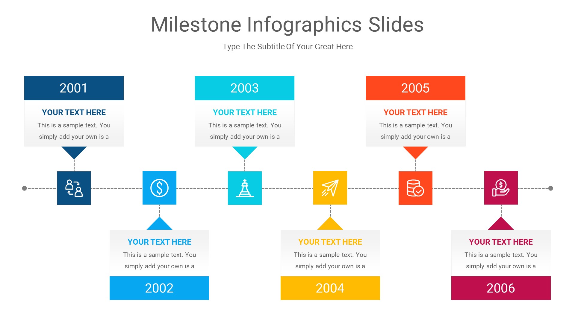 Milestone PowerPoint Infographics, Presentation Templates | GraphicRiver